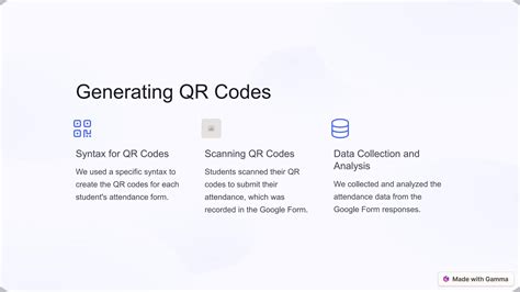 Student Attendance System By Using Qr Codepptx