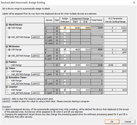 Communication Configuration And Example Program Usage Plc With Built In Ethernet Port