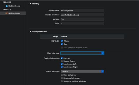 Start An App Without A Storyboard Xcode Swift Ios