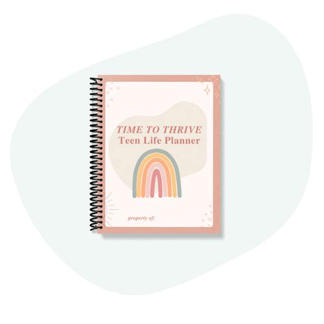 Time To Thrive Printable Planner For Teens Undated