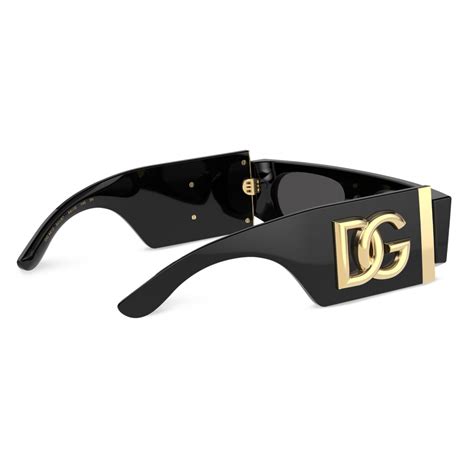 Dolce And Gabbana Dg Crossed Sunglasses Black Dolce And Gabbana