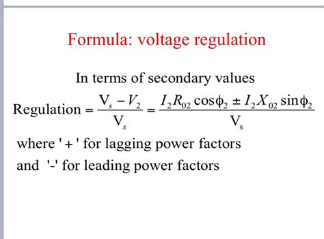 Formula For Voltage