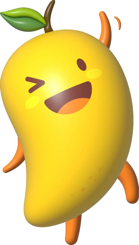 Mango 3d Cartoon Character 19956085 Png