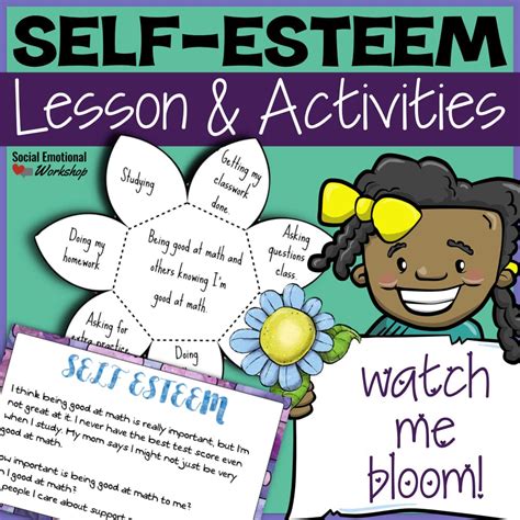 Self Esteem Lesson Survey And Activities Social Emotional Workshop