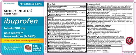 Ibuprofen Label