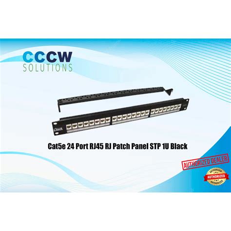 Cat E Port RJ RJ Patch Panel STP U Black Shopee Philippines