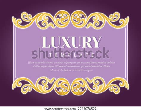 Ornate Frame Vintage Text Box Retro Stock Vector Royalty Free Shutterstock