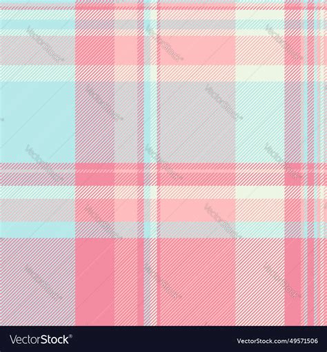 Textile Fabric Texture Of Seamless Check Vector Image