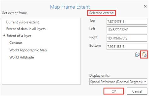 how to match the extent of multiple map frame layouts in arcgis pro