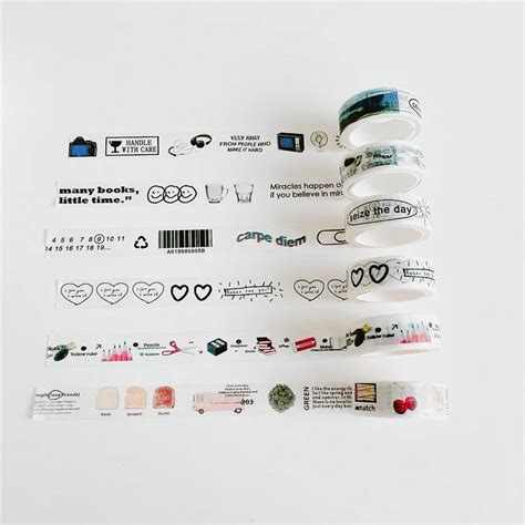 귀여운 추상 핸드 페인팅 와시 테이프 간단한 스타일의 영어 씰링 스티커 문구 스크랩북 장식 테이프 소재 5m Aliexpress