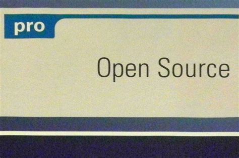viel open source viel leichtfertigkeit osba open source business