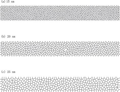Initial Configurations For Grain Growth Simulation The Average Download Scientific Diagram