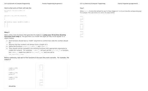 Solved Csit 512 Elements Of Computer Programming Practice
