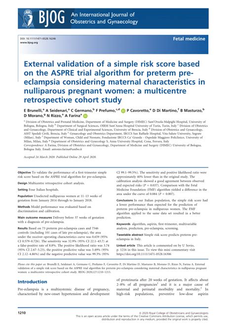 External Validation Of A Simple Risk Score Based On The Aspre Trial