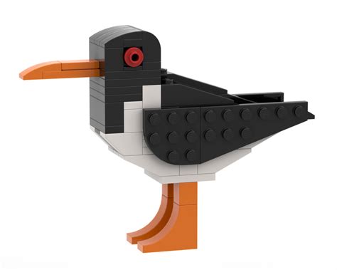 Lego Moc Simple Oystercatcher By Skabram Rebrickable Build With Lego