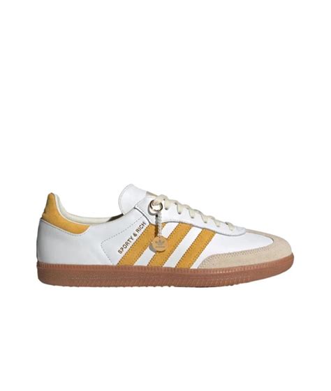 ADIDAS Желтые кожаные кроссовки Samba для женщин – купить в интернет ...