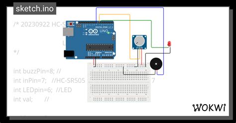 20230922 Hc Sr505人體紅外線感測專題 Wokwi Esp32 Stm32 Arduino Simulator