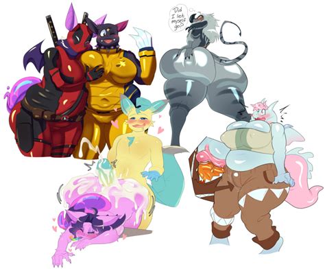 Rule 34 Anthro Ass Bat Big Butt Bodily Fluids Cum Cum On Butt Deadpool Deadpool And Wolverine