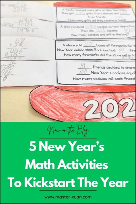 5 New Years Math Activities To Kickstart The Year ~ Master Xuan