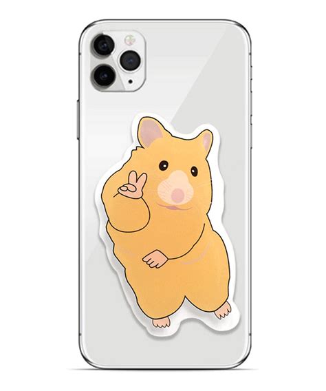 바비듀 아크릴톡 왕 그립 스마트톡 실리콘 폰케이스 아이폰 케이스 햄스터 우사미 법규 가운데 손가락 갤럭시 S23 A24 A34 A23 A13 버디2 점프4 와이드6 A54