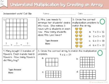 Multiplication Using Arrays Powerpoint Google Slides TPT