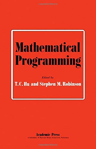 mathematical programming 9780123583505 zvab
