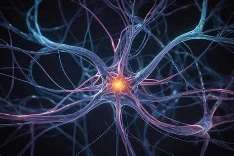 premium ai image synthetic neural pathways