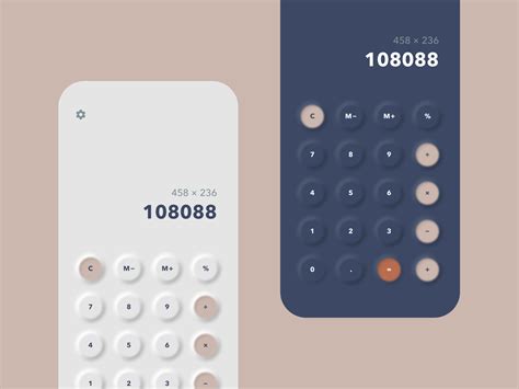 Neumorphic Calculator By Prathmesh Wadekar On Dribbble