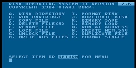 Reading Directory Information From The Atari 8 Bit Dos Disk Format