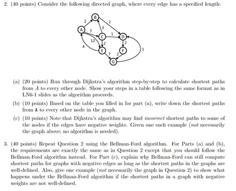 A Points Run Through Dijkstra S Algorithm Chegg