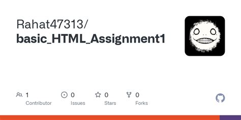 github rahat47313 basic html assignment1