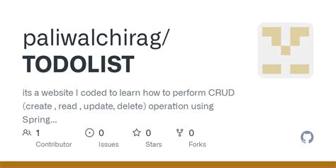 Github Paliwalchiragtodolist A Website In Which User Can Store Its Activity In The Form Of