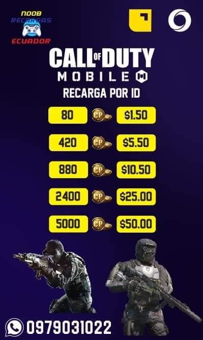 Call Of Duty Mobile Ecuador ⚠️ Solo Para Personas Que Viven En Ecuador ⚠️