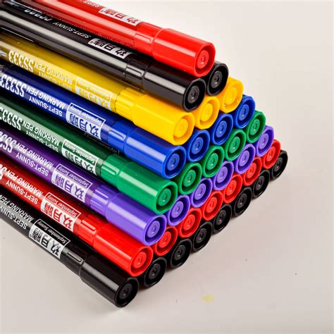Jiuyueqing Ss333 Marker Pen Available In Green Purple And Yellow