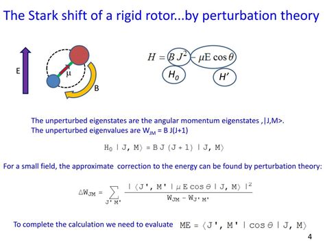 Ppt The Stark Shift Of A Diatomic Molecule Powerpoint Presentation