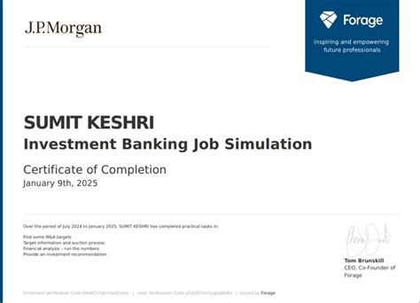Investmentbanking Financialanalysis Learningjourney Professionalgrowth Forage Jpmorgan