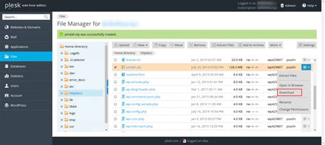 Cara Backup Data Website Di WordPress Hosting Plesk Panel