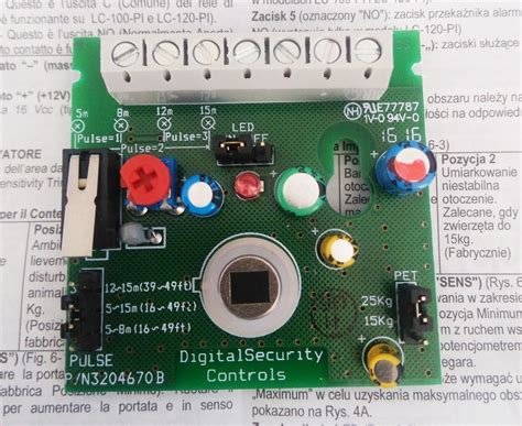 Pir Sensor Movimiento Dsc Lc 100pi Detector Tarjeta Alarma 4 900 En Mercado Libre