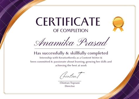 Anamika Prasad On Linkedin Kreativekeeda Contentwriter Internship