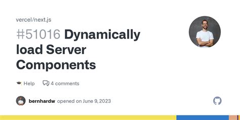 Dynamically Load Server Components · Vercel Nextjs · Discussion 51016 · Github