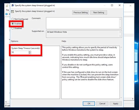 Windows Server 2016 Lock Screen Timeout Set From Desktop Or GPO