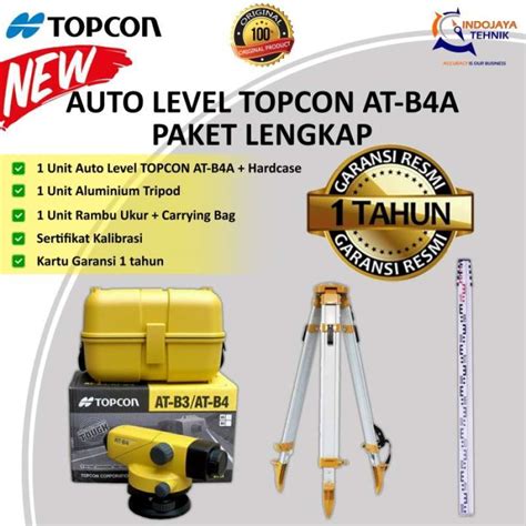 Promo Waterpass Automatic Level Auto Level Topcon Atb4a Atb 4a At B4a Diskon 23 Di