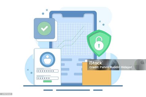 Mobile Device Security Concept With Password Flat Developer Prepares