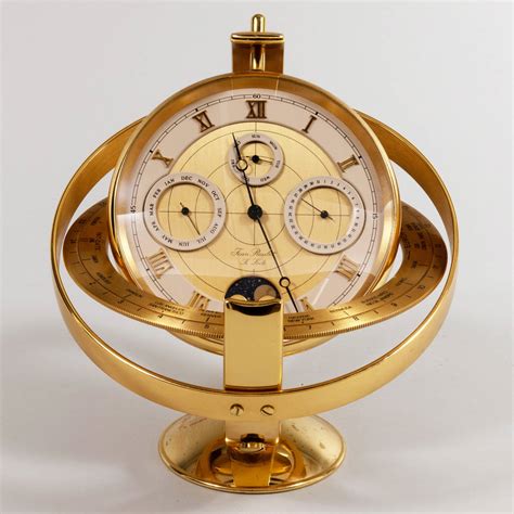 Jean Roulet Brass Atmospheric Clock Auction