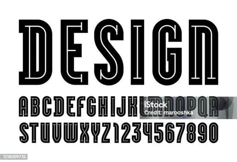블랙 글꼴 현대 알파벳 어두운 트렌디 문자 일러스트 1ep 10 알파벳에 대한 스톡 벡터 아트 및 기타 이미지 Istock