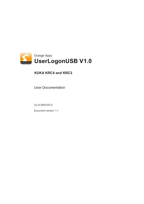 Pdf Kuka Krc4 And Krc2 User Documentation Orangeapps€¦ · Orange
