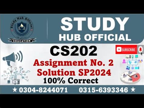 CS202 Assignment 2 Solution Spring 2024 CS202 Assignment 2 Solution 2024 CS202 Assig 2