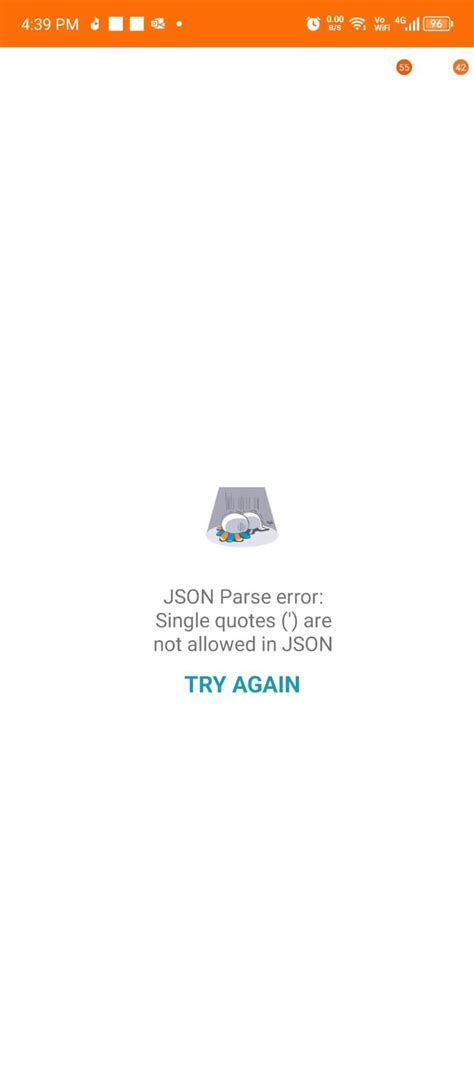 Fahad Anwar Hussain On Linkedin The Daraz App Is Throwing A Json Parse