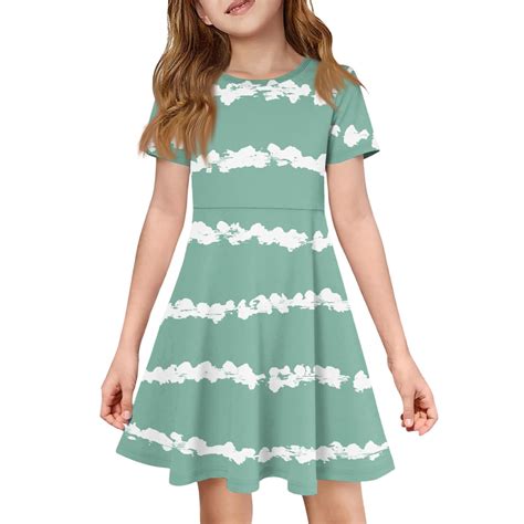 Enjocho Tween Girls Summer Active Tennis Dress Sleeveless Cute Bubble