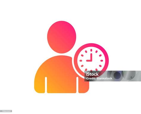 시계 아이콘이 있는 사용자입니다 프로필 아바타 기호입니다 벡터 0명에 대한 스톡 벡터 아트 및 기타 이미지 0명 고급